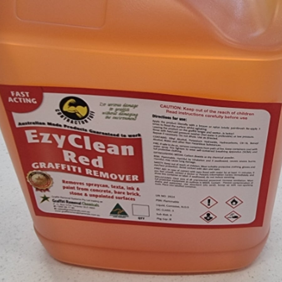 Ezy Clean Red Graffiti Remover 5 Litres | Yarra Valley Paints